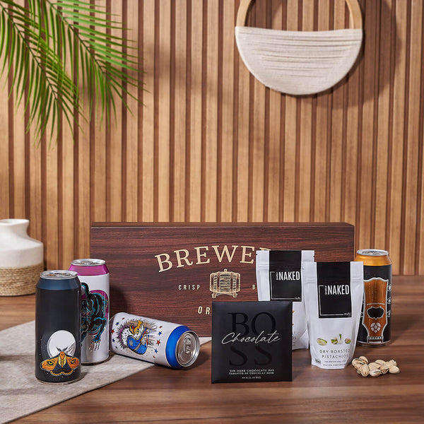 Nuts & Craft Beer Gift Set – Beer gift baskets – Los Angeles delivery ...