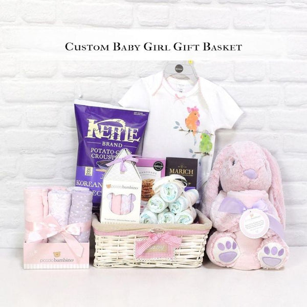 Custom Baby Girl Gift Basket- Los Angeles Baskets - Los Angeles Delivery